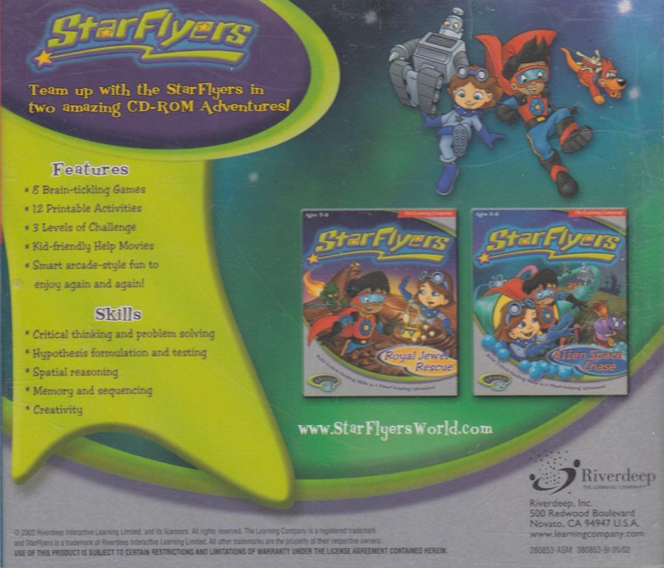 StarFlyers: Alien Space Chase cover or packaging material - MobyGames