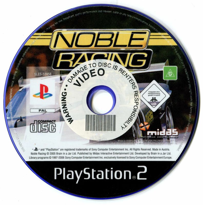 Noble Racing cover or packaging material - MobyGames