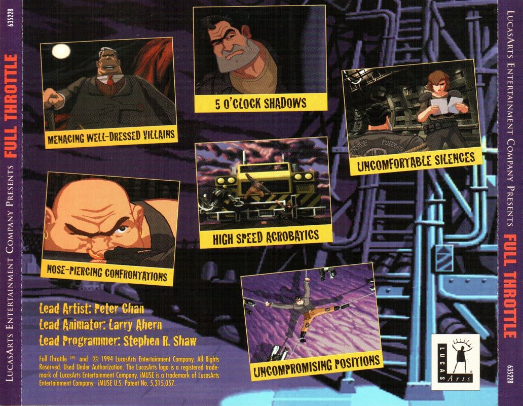 Full Throttle cover or packaging material - MobyGames