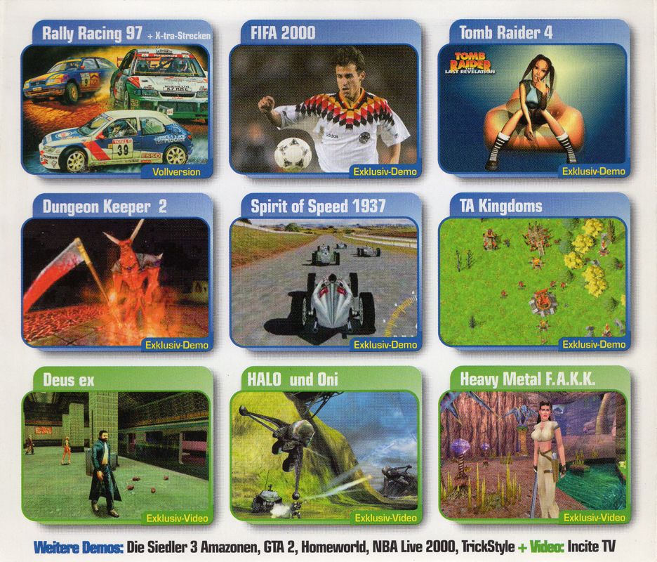 Rallye Racing 97 (includes X-Tra Strecken) cover or packaging material ...