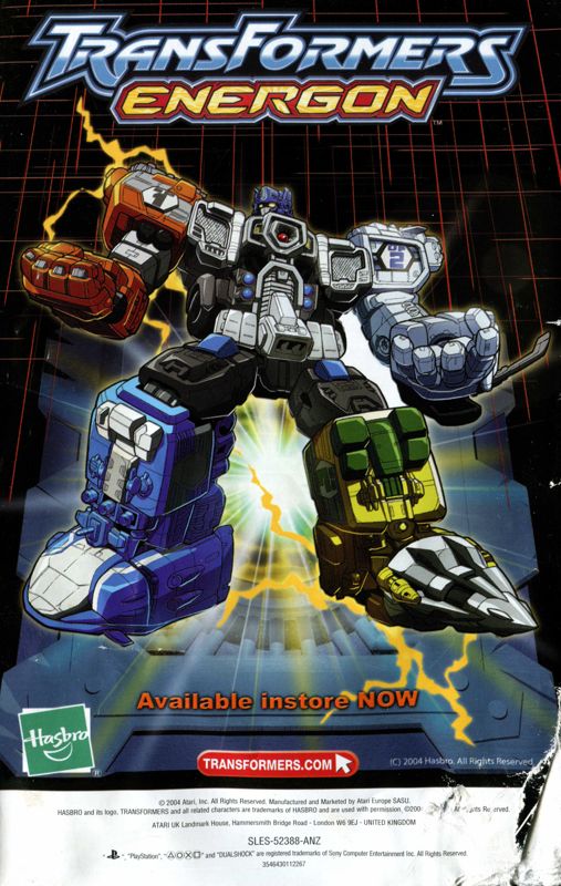 TransFormers cover or packaging material - MobyGames
