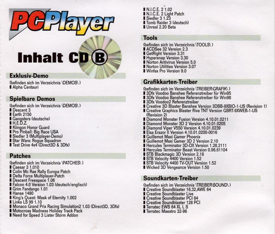 Rallye Racing 97 (includes X-Tra Strecken) cover or packaging material ...