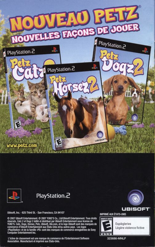 Petz: Catz 2 cover or packaging material - MobyGames