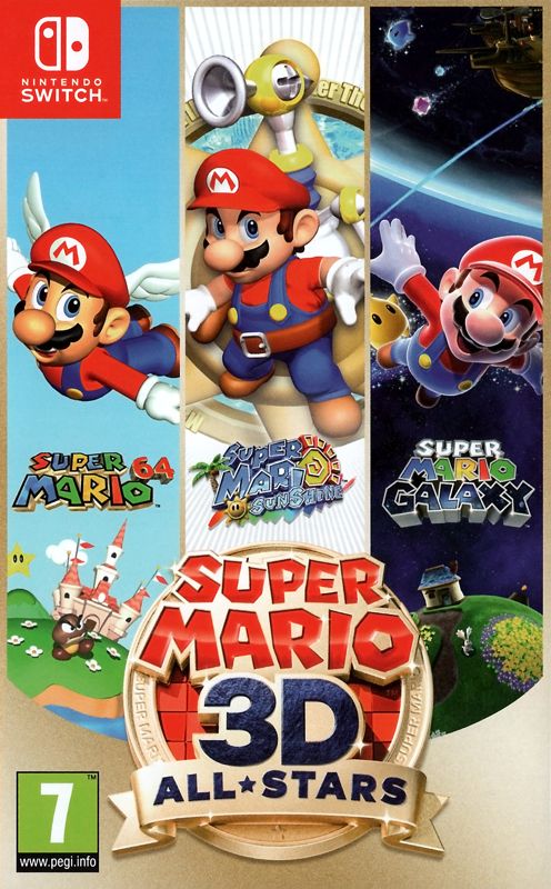 Super Mario 3D All-Stars cover or packaging material - MobyGames