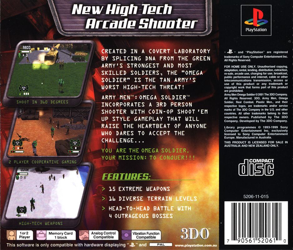 Army Men: Green Rogue cover or packaging material - MobyGames