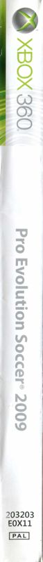 PES 2009: Pro Evolution Soccer cover or packaging material - MobyGames