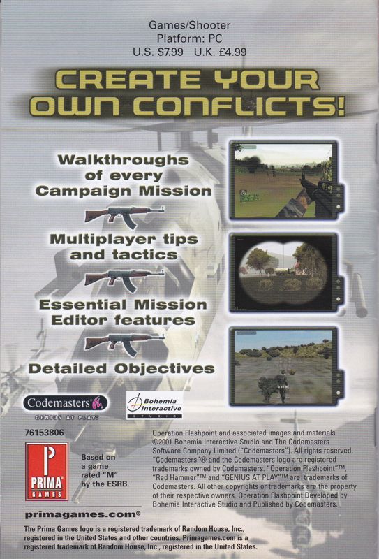 Operation Flashpoint: Gold Edition cover or packaging material - MobyGames