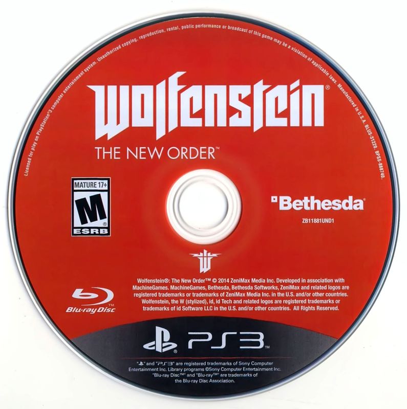 Wolfenstein: The New Order cover or packaging material - MobyGames