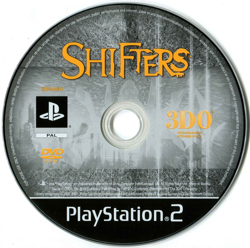 Shifters cover or packaging material - MobyGames