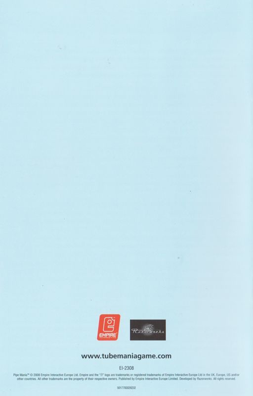 Pipe Mania cover or packaging material - MobyGames