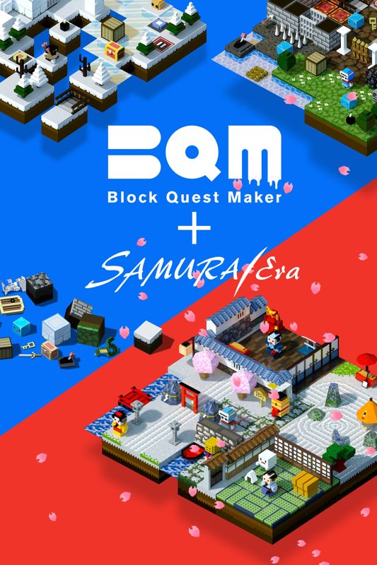 BQM: Block Quest Maker + Samurai Era cover or packaging material ...