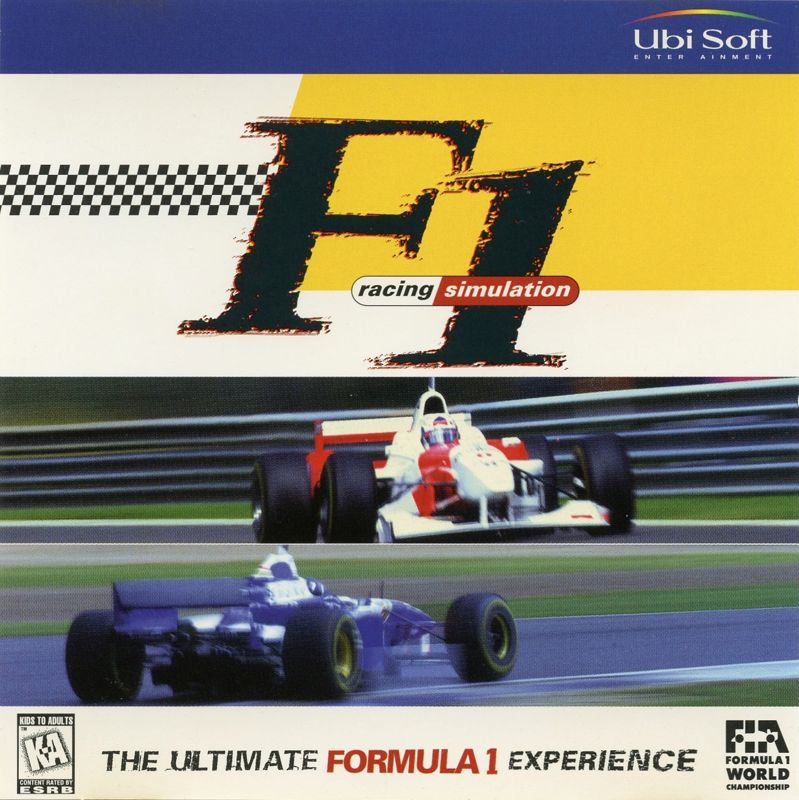 F1 Racing Simulation cover or packaging material - MobyGames