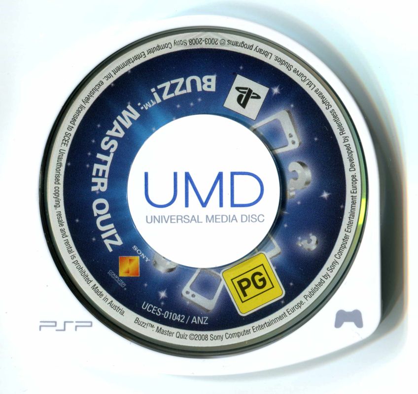 Buzz! Master Quiz cover or packaging material - MobyGames