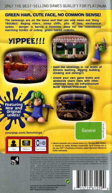 Lemmings cover or packaging material - MobyGames