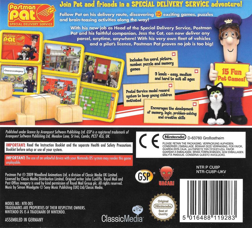 Postman Pat: Special Delivery Service cover or packaging material ...