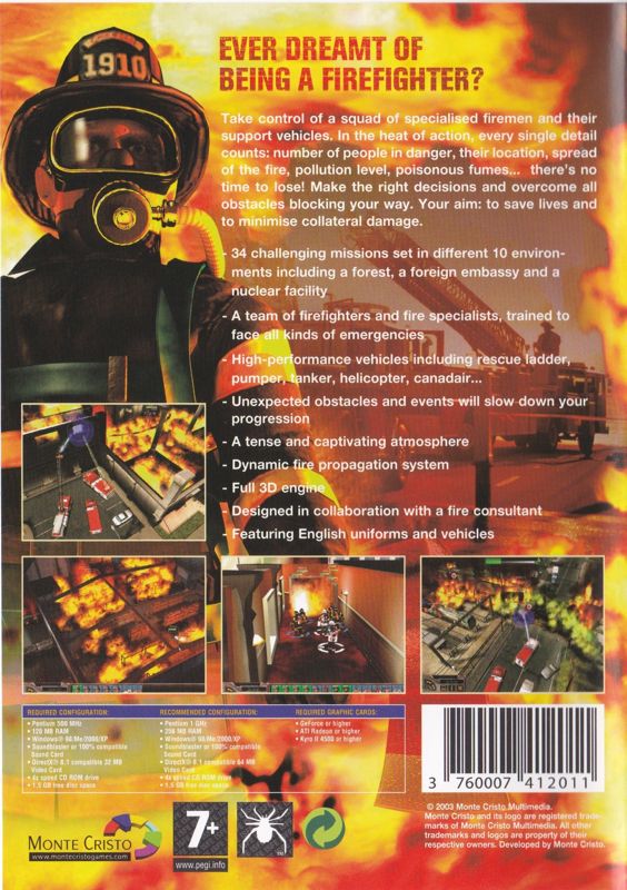 Emergency Fire Response cover or packaging material - MobyGames
