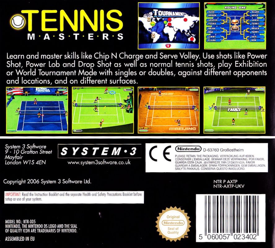 Powerplay Tennis cover or packaging material - MobyGames