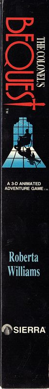 The Colonel's Bequest cover or packaging material - MobyGames