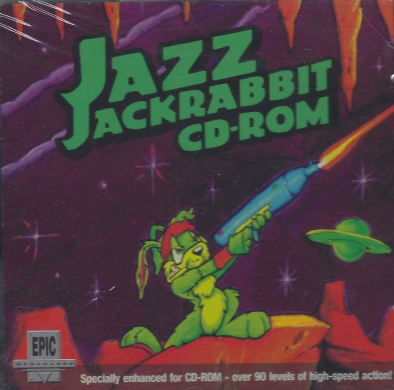 Jazz Jackrabbit CD-ROM cover or packaging material - MobyGames
