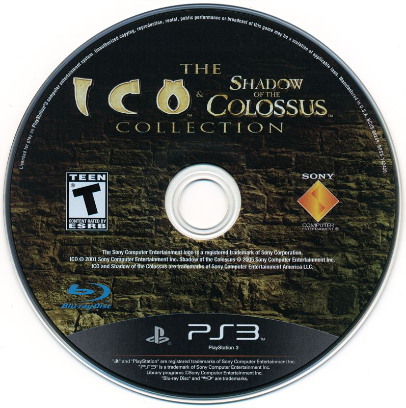The Ico & Shadow of the Colossus Collection cover or packaging material ...