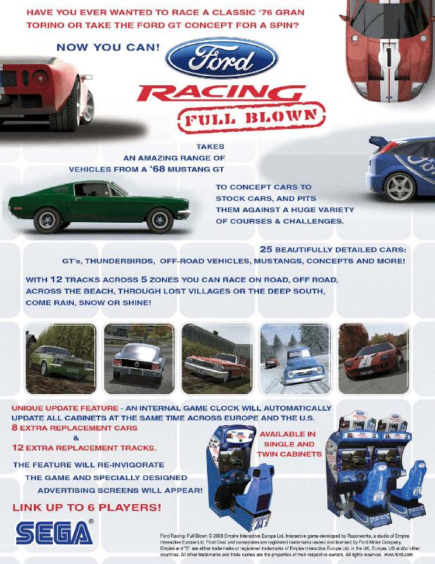 Ford Racing: Full Blown cover or packaging material - MobyGames