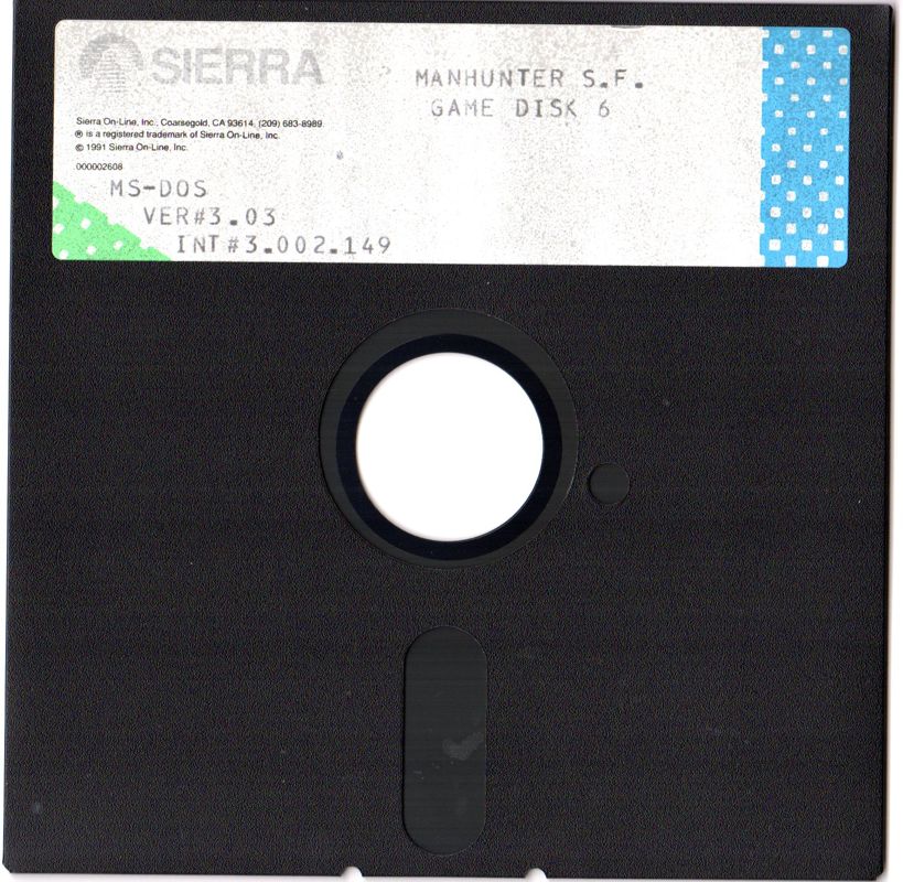 Manhunter 2: San Francisco cover or packaging material - MobyGames