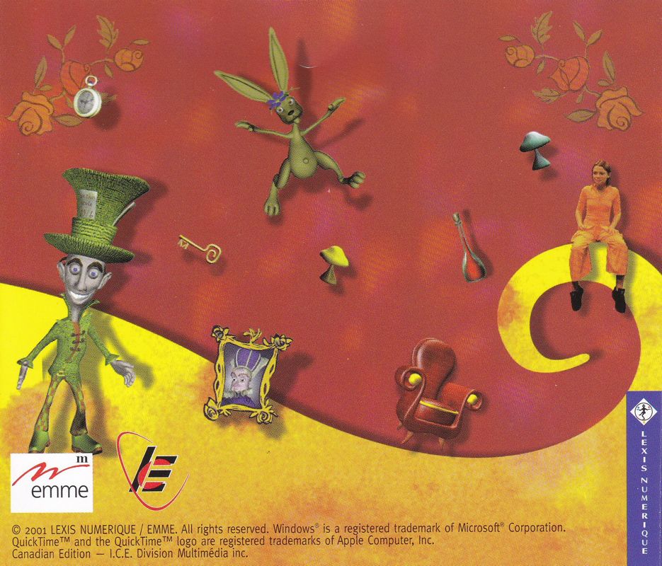 Alice in Wonderland cover or packaging material - MobyGames