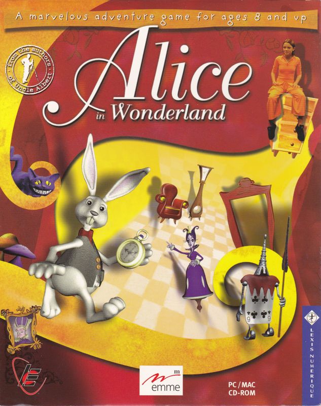 Alice in Wonderland cover or packaging material - MobyGames