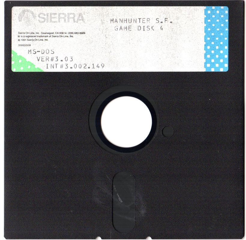 Manhunter 2: San Francisco cover or packaging material - MobyGames