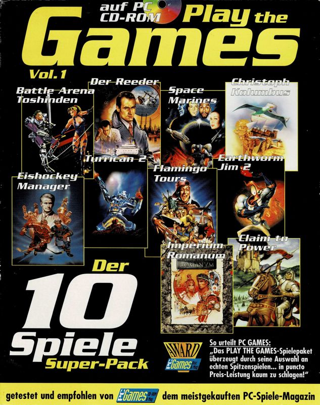 Play the Games Vol. 1: Der 10 Spiele Super-Pack (1997) - MobyGames