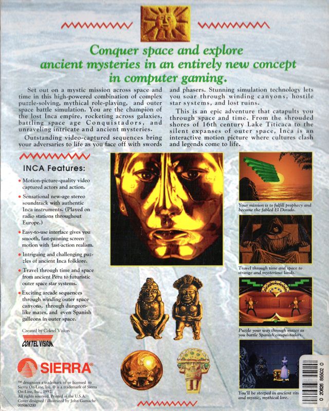 Inca cover or packaging material - MobyGames