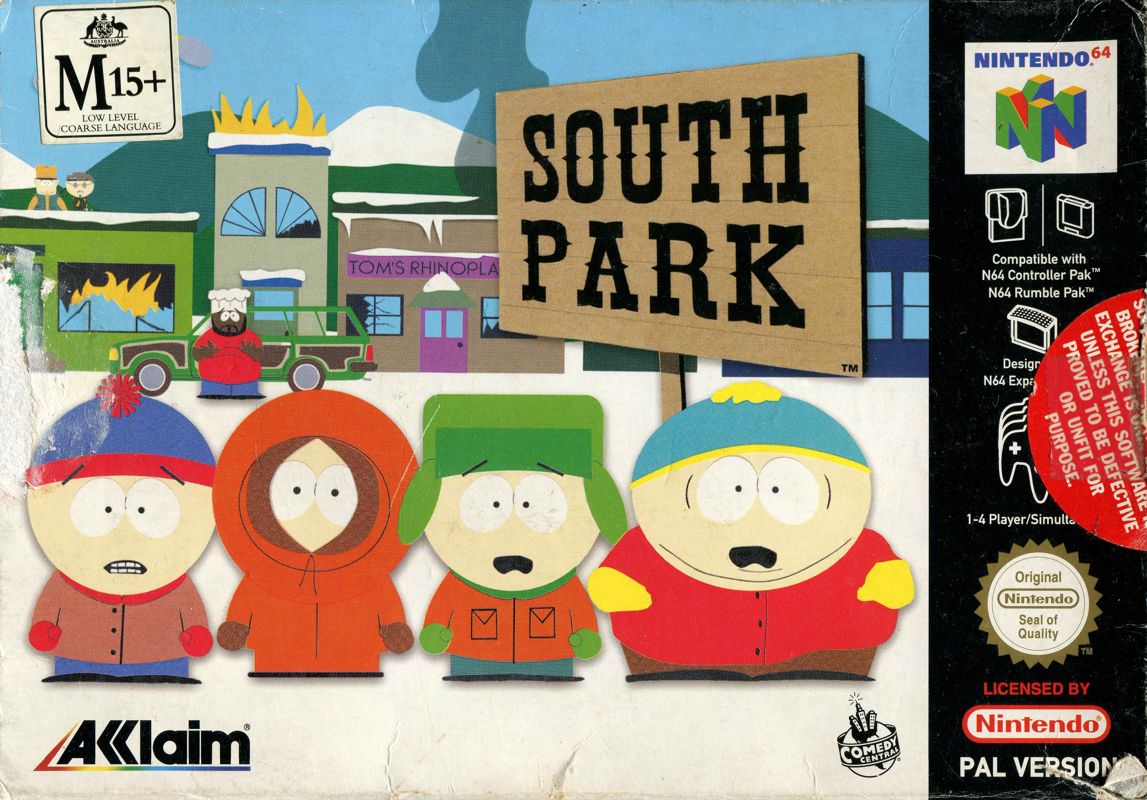 South Park cover or packaging material - MobyGames