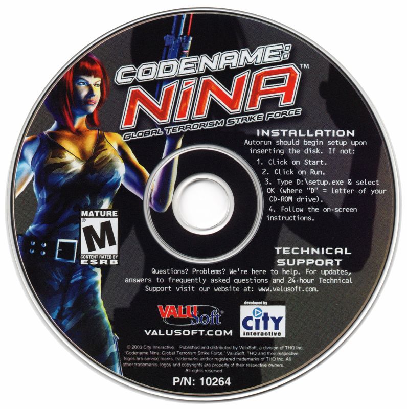 Codename: Nina - Global Terrorism Strike Force cover or packaging ...