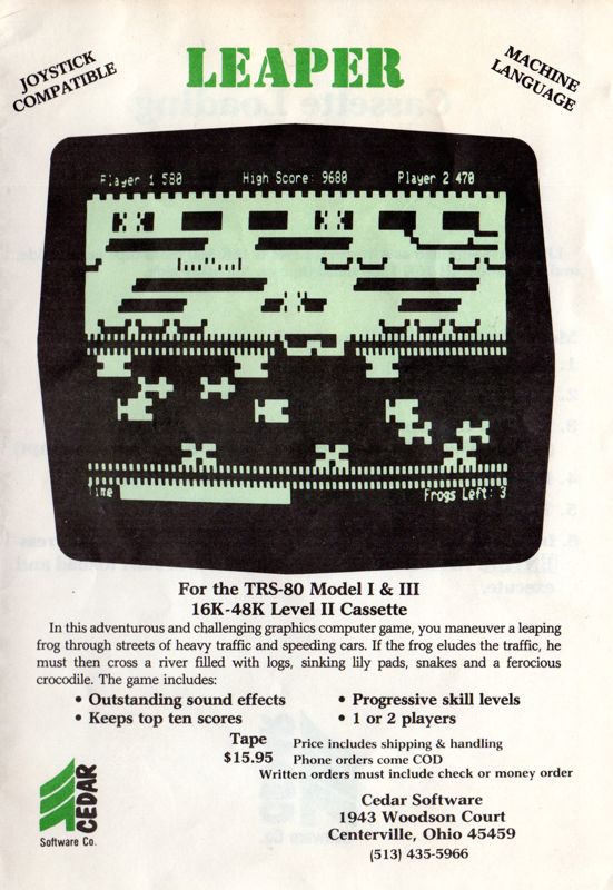 Leaper (1982) - MobyGames