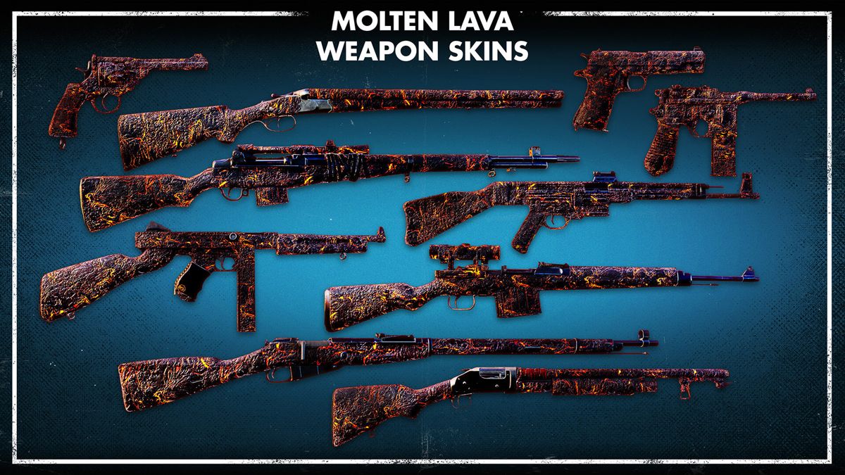 Zombie Army 4: Dead War - Molten Lava Weapon Skins (2020) - MobyGames