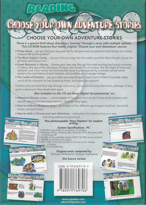 Choose Your Own Adventure Stories cover or packaging material - MobyGames