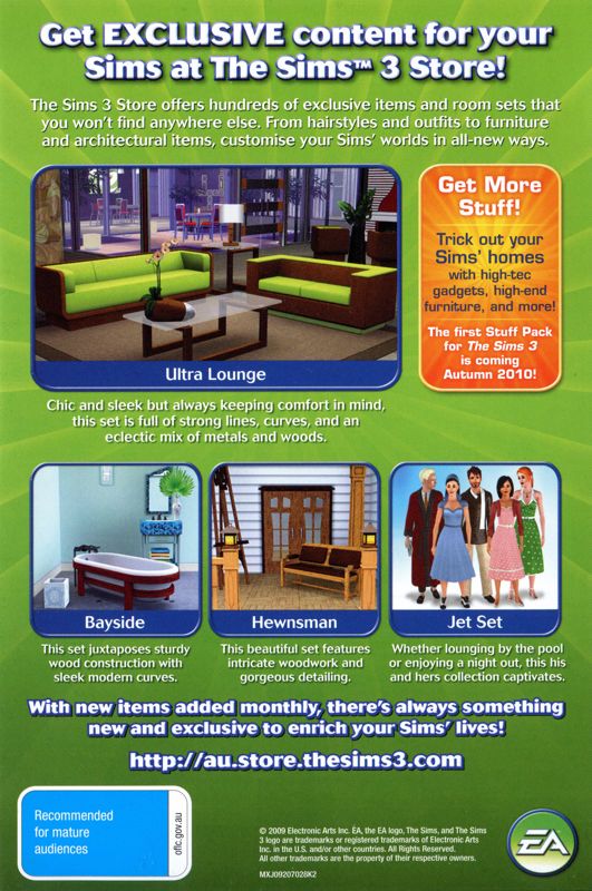 The Sims 3: World Adventures cover or packaging material - MobyGames