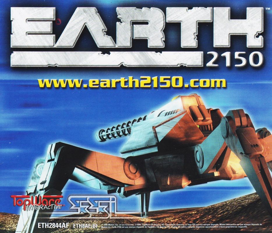 Earth 2150 cover or packaging material - MobyGames