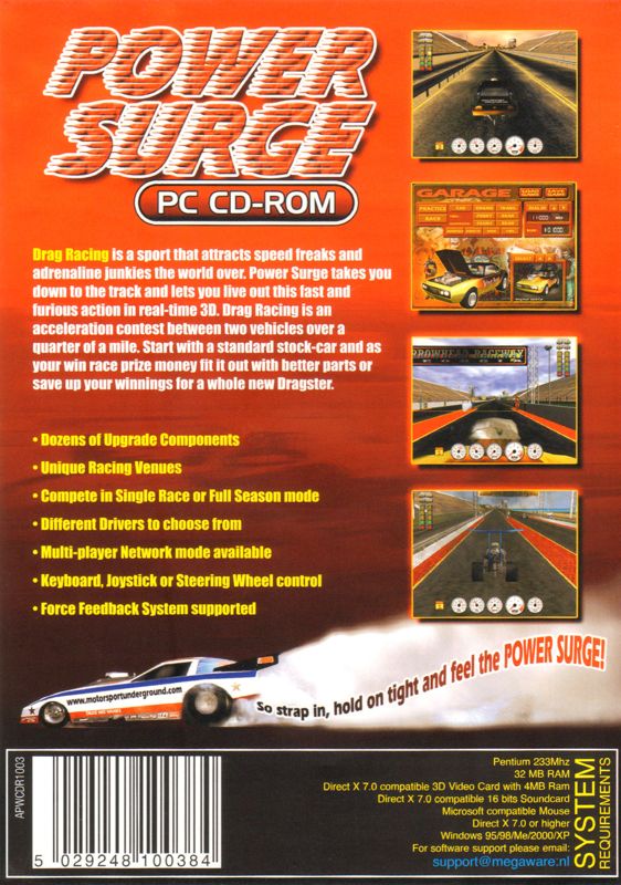 Power Surge cover or packaging material - MobyGames