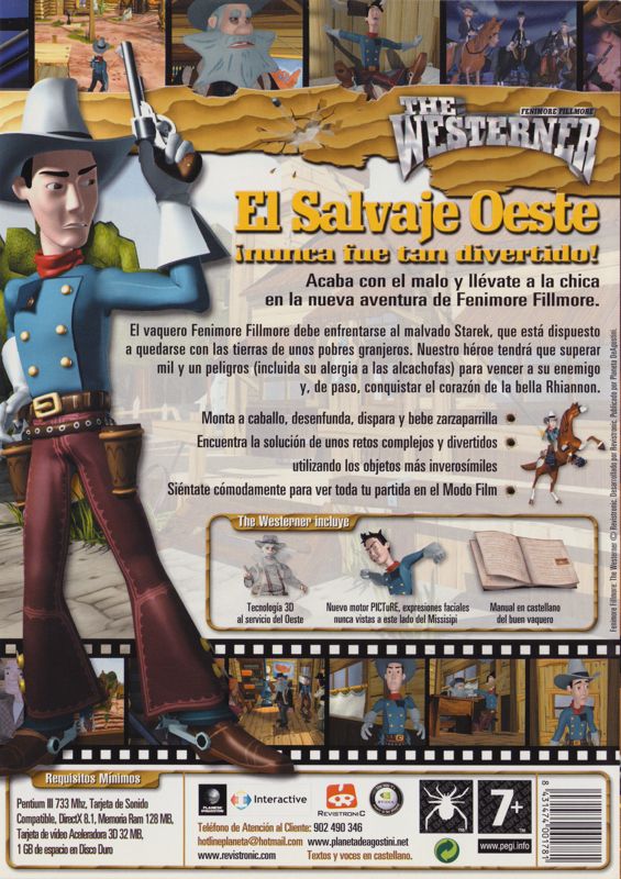 Wanted: A Wild Western Adventure cover or packaging material - MobyGames