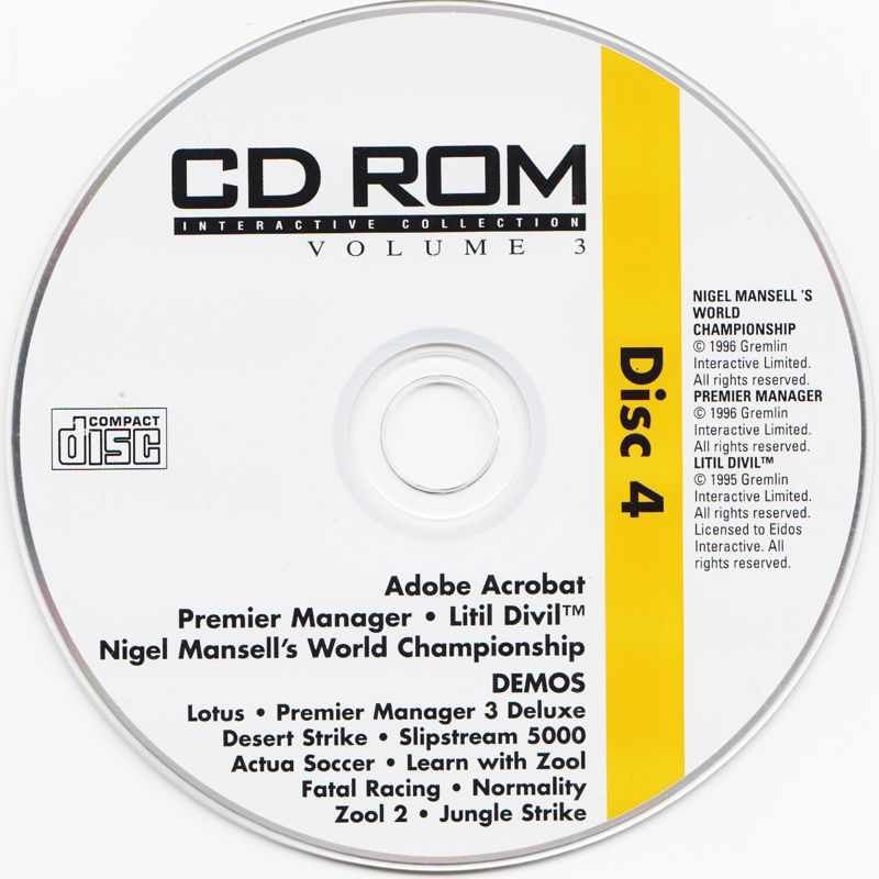 CD ROM Interactive Collection: Volume 3 cover or packaging material ...