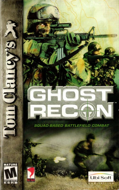 Tom Clancy's Ghost Recon cover or packaging material - MobyGames