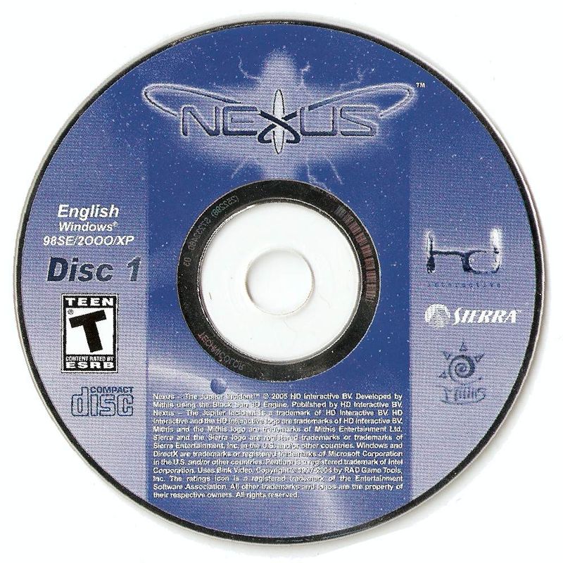 Nexus: The Jupiter Incident cover or packaging material - MobyGames