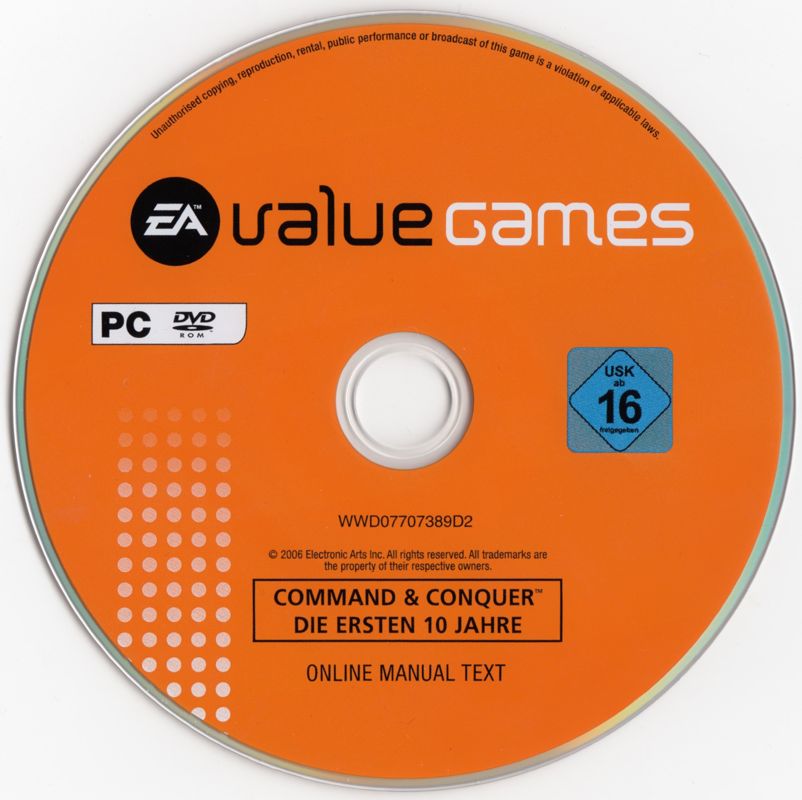 Command & Conquer: The First Decade cover or packaging material - MobyGames