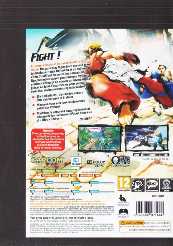 Street Fighter IV cover or packaging material - MobyGames