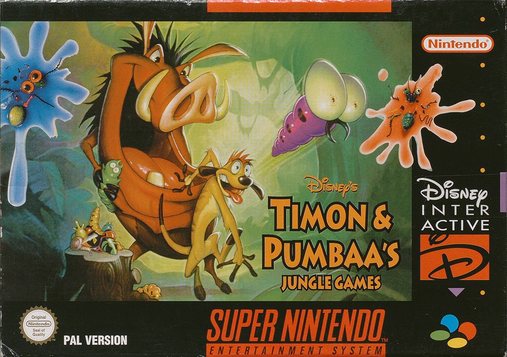 Disney's Timon & Pumbaa's Jungle Games cover or packaging material ...