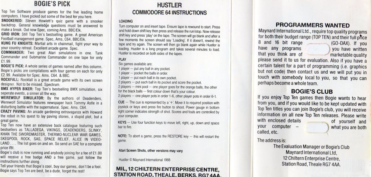 Minnesota Fats' Pool Challenge cover or packaging material - MobyGames