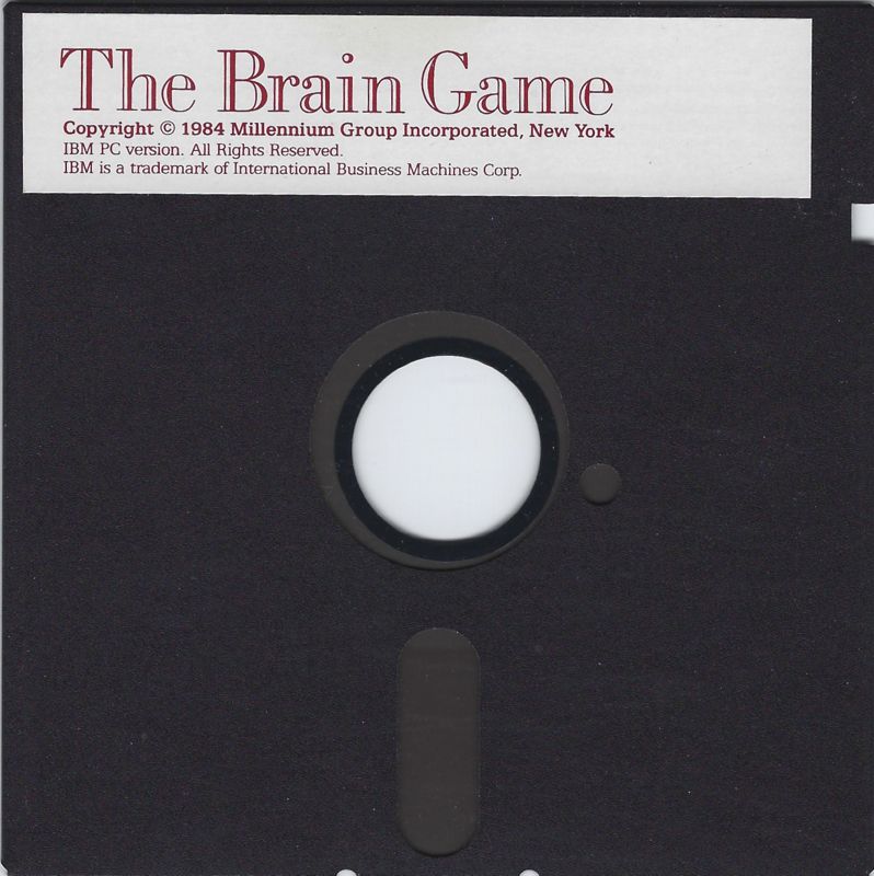 The Brain Game cover or packaging material - MobyGames