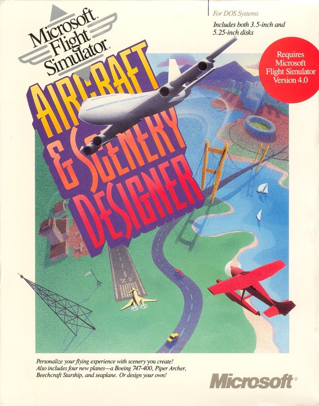 Microsoft Flight Simulator: Aircraft & Scenery Designer (1990) - MobyGames