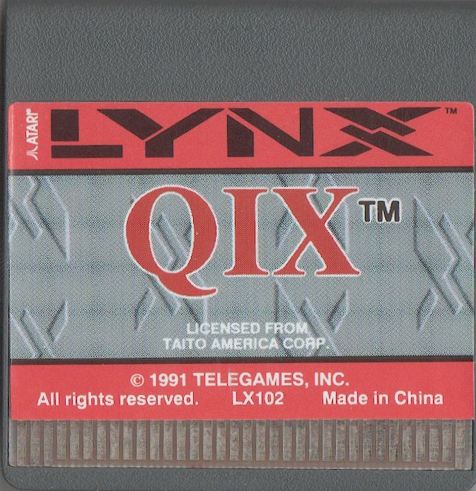 QIX cover or packaging material - MobyGames